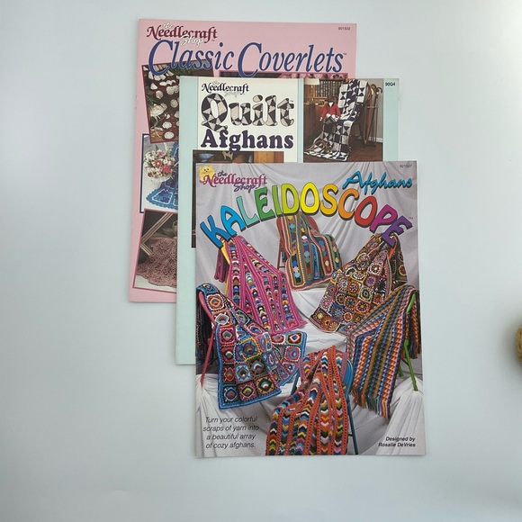 The Needlecraft Shop | Other | Vintage Set Of 3 Crochet Pattern ...